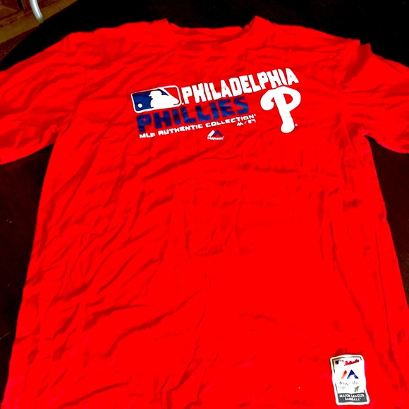 MLB | Shirts | Authentic Mlb Phillies Shirt Xlt | Poshmark